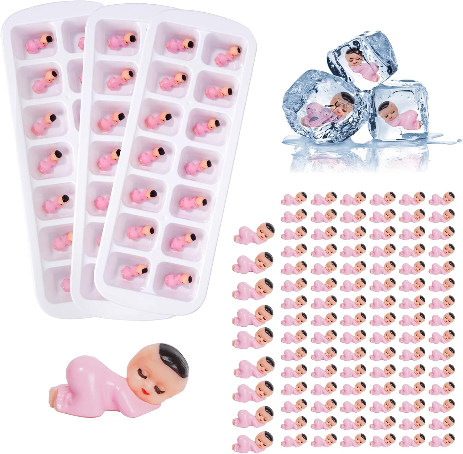 ZYFLSQ My Water Broke Baby Shower Game 60 Multicolor Mini bebé de ...