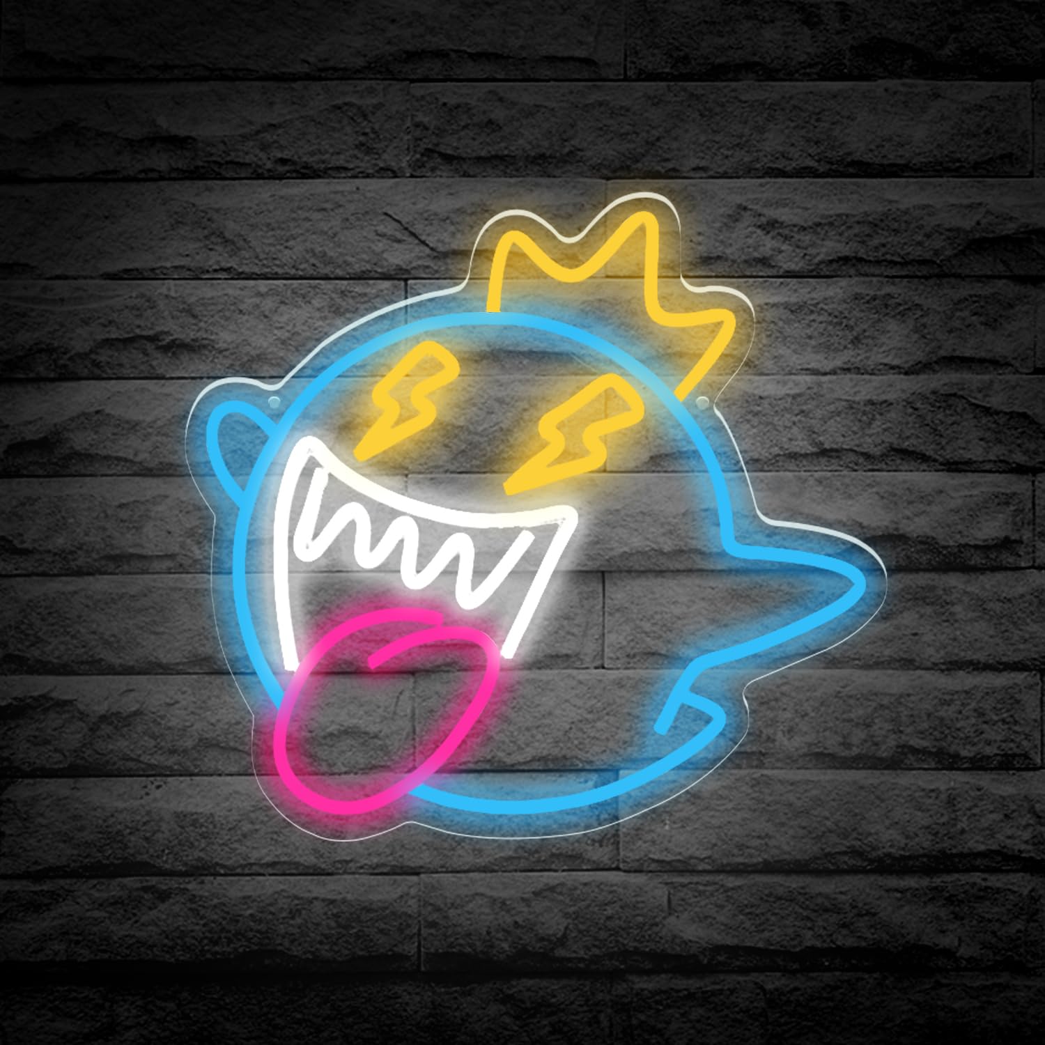 Amazon.com : King Boo Neon Sign, Ghost Led Neon Lights Signs，Gamer Room ...