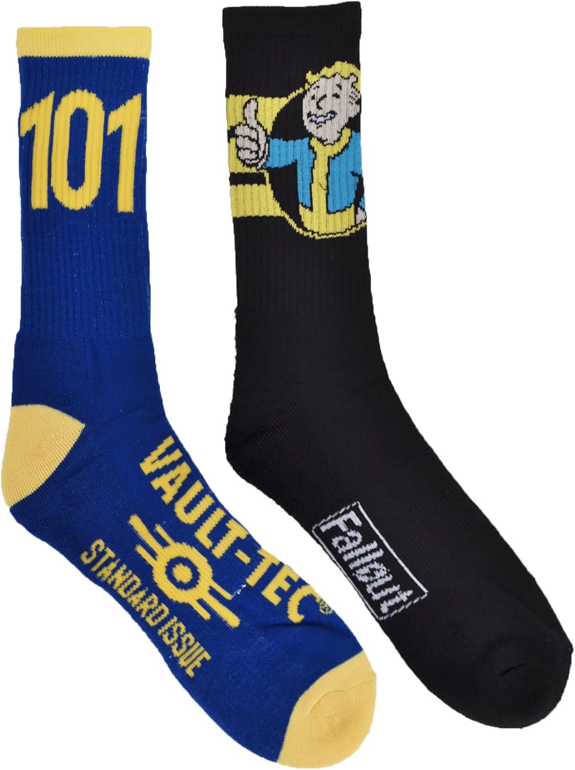 Amazon.com: Fallout 4 Men's Crew Sock 2 Pack : Clothing, Shoes & Jewelry