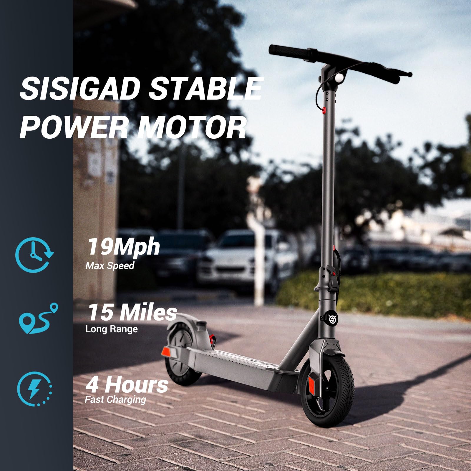Snapklik.com : Electric Scooter - 500W Peak Motor, 15-20 Miles Range ...