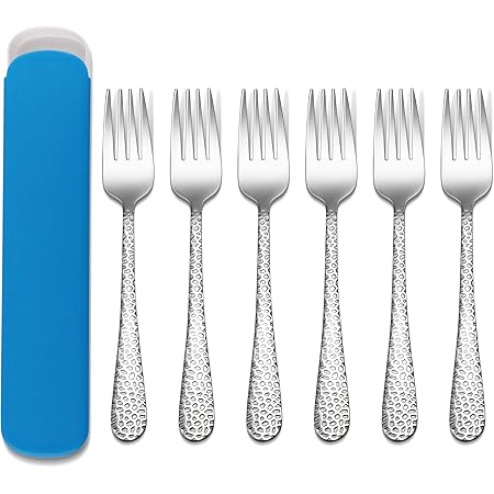 Kids Fork, HaWare 6 Pcs Stainless Steel Toddler Children Fork Set ...