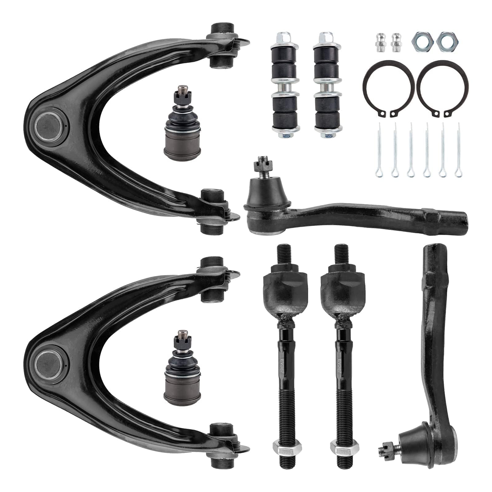 Amazon.com: Torchbeam 10Pcs Front Upper Control Arms, Suspension Kit ...