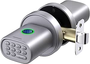 ThorBolt Keyless Entry Door Lock, Fingerprint Door Lock with Keypad ...