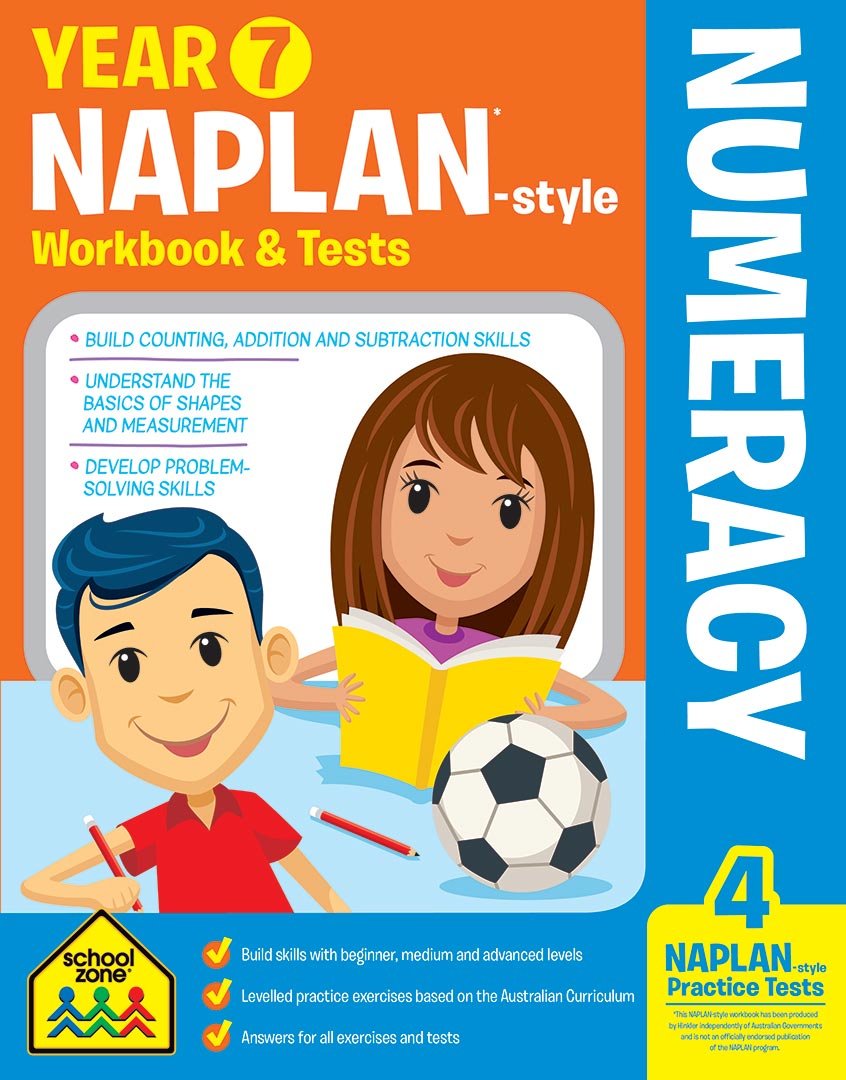Year 7 NAPLAN*-style Numeracy Workbook & Tests : Hinkler: Amazon.com.au ...