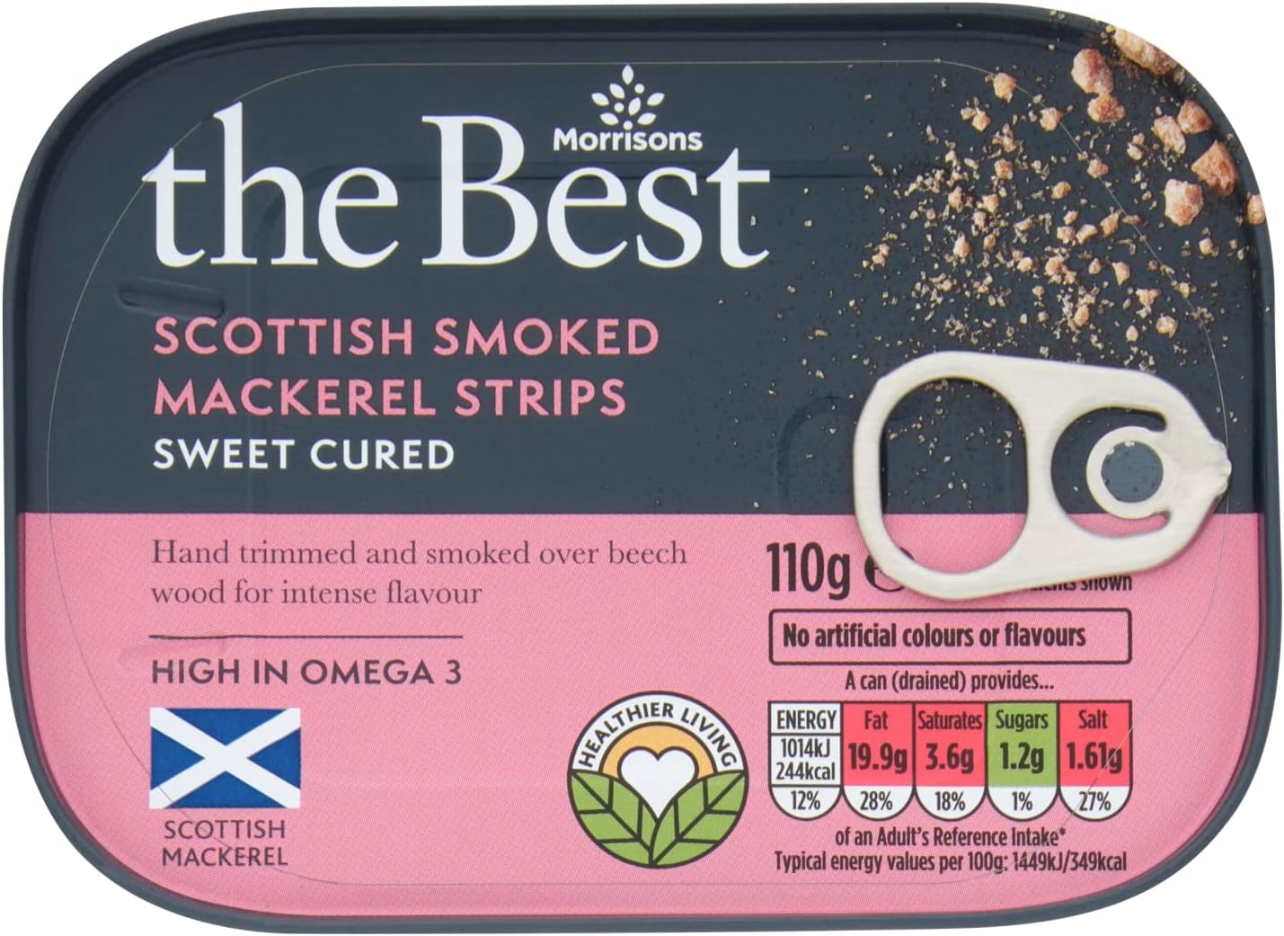 Morrisons The Best Sweetcured Smoked Mackerel Fillets 110g : Amazon.co ...