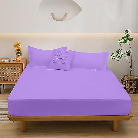 RELIANCE Bedding 3PC Fitted Sheet Set 400 Thread Count 100% Egyptian ...