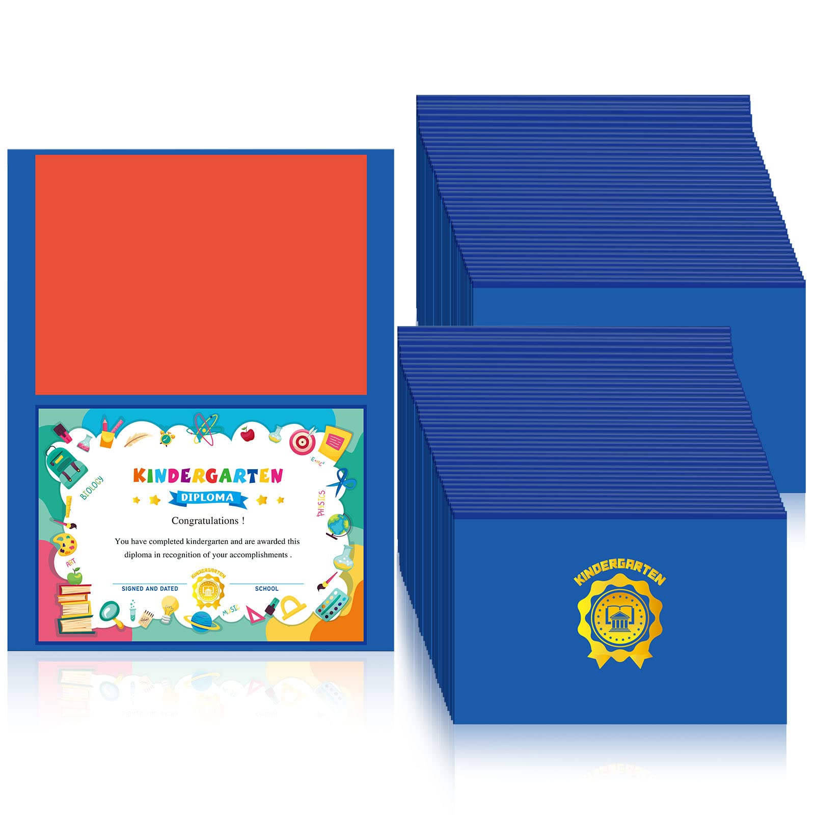 Amazon.com : Kindergarten Diploma Colorful Kindergarten Graduation ...