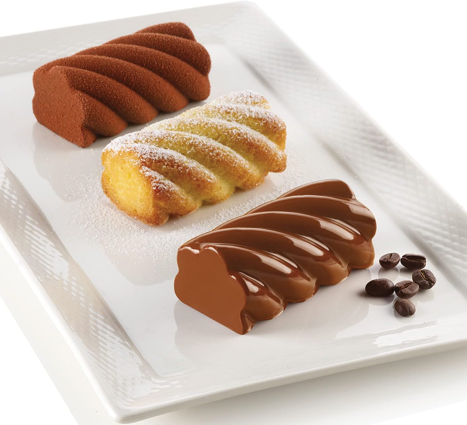 Amazon.com: Silikomart Silicone Classic Collection Cake Pan, Bundt with ...