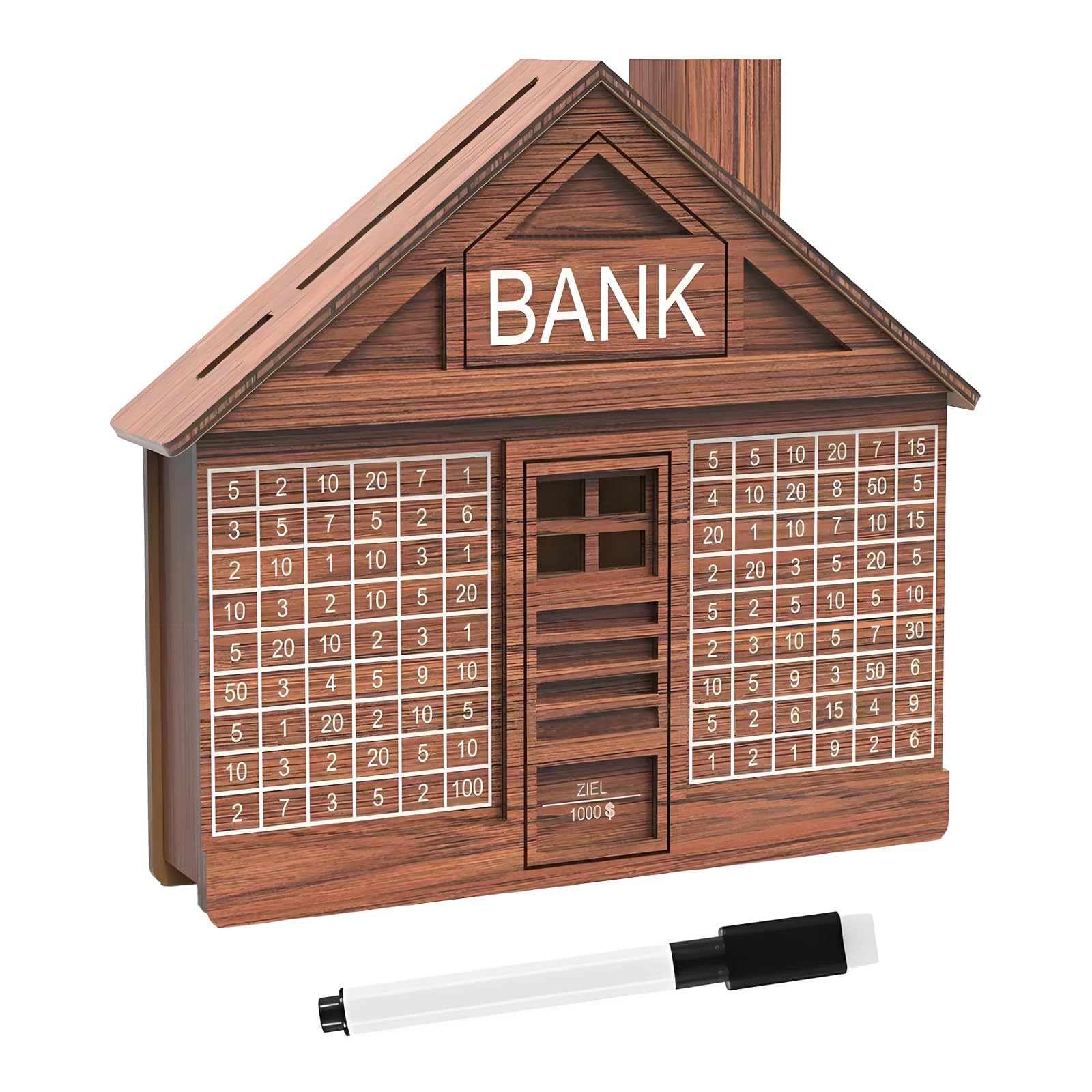 Money Saving Box for Adult with Counter,£2000 Piggy Bank for Kids ...