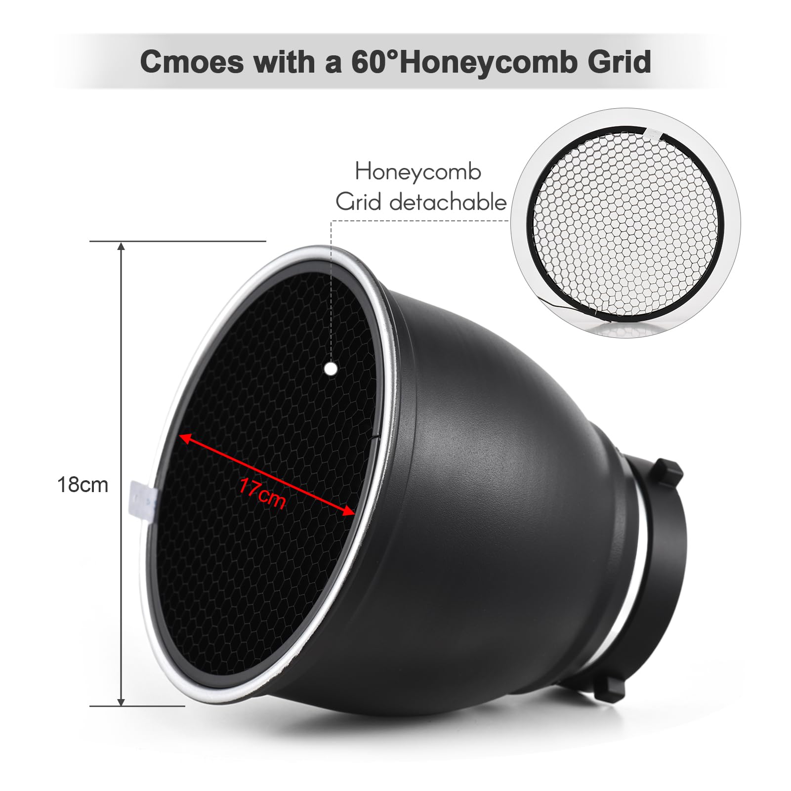 Lamp Diffuser Mistaha 210mm Elinchrom Mount Reflector Diffuser Shade ...