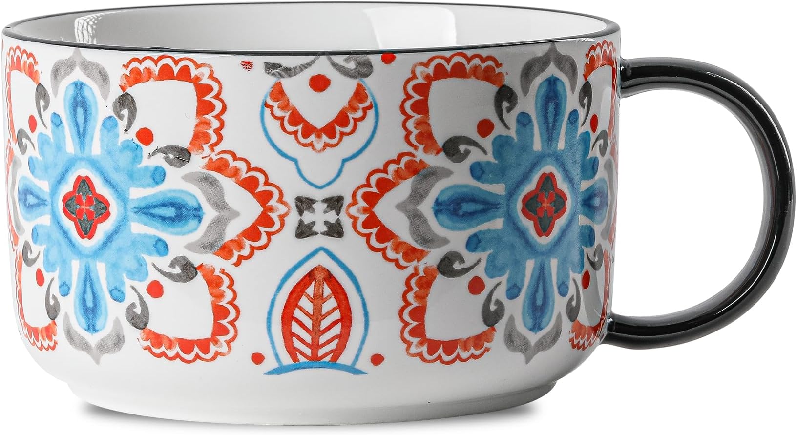 Amazon.com | Chubacoo Ceramic Soup Bowl with Handle: Oversized ...