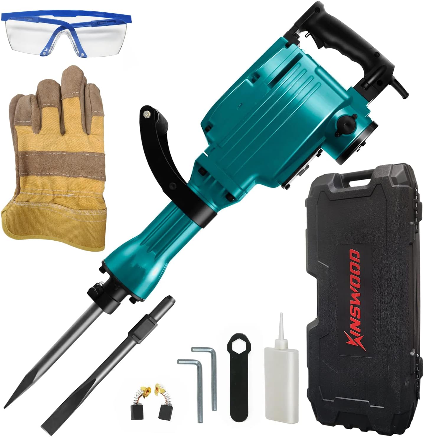 Kinswood Heavy Duty 14A Electric Demolition Jack hammer Concrete ...