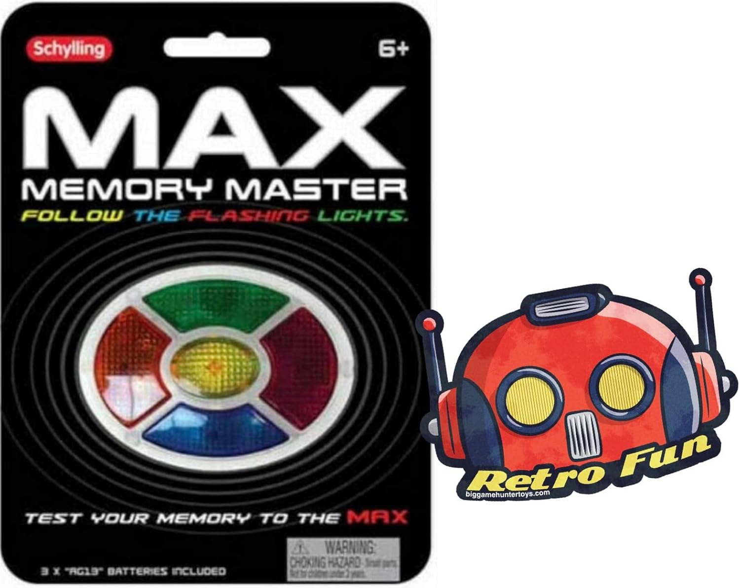 Amazon.com: Big Game Toys~MAX Memory Game Simon Says Handheld ...
