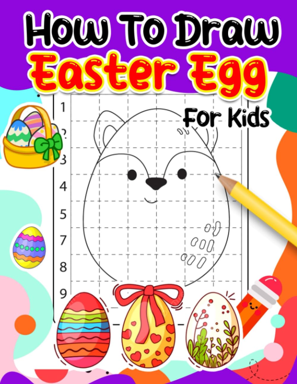 How To Draw Easter Egg for Kids: Fun And Easy Drawing Step-By-Step ...