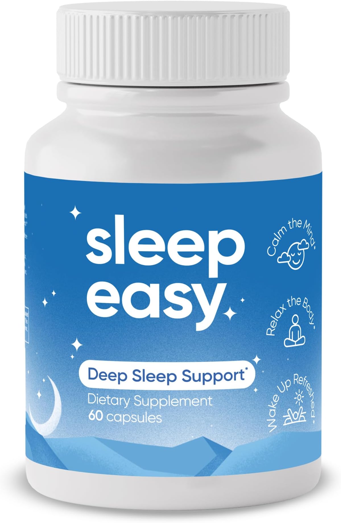 Amazon.com: Sleep Easy Natural Sleep Aid Supplement | Magnesium ...