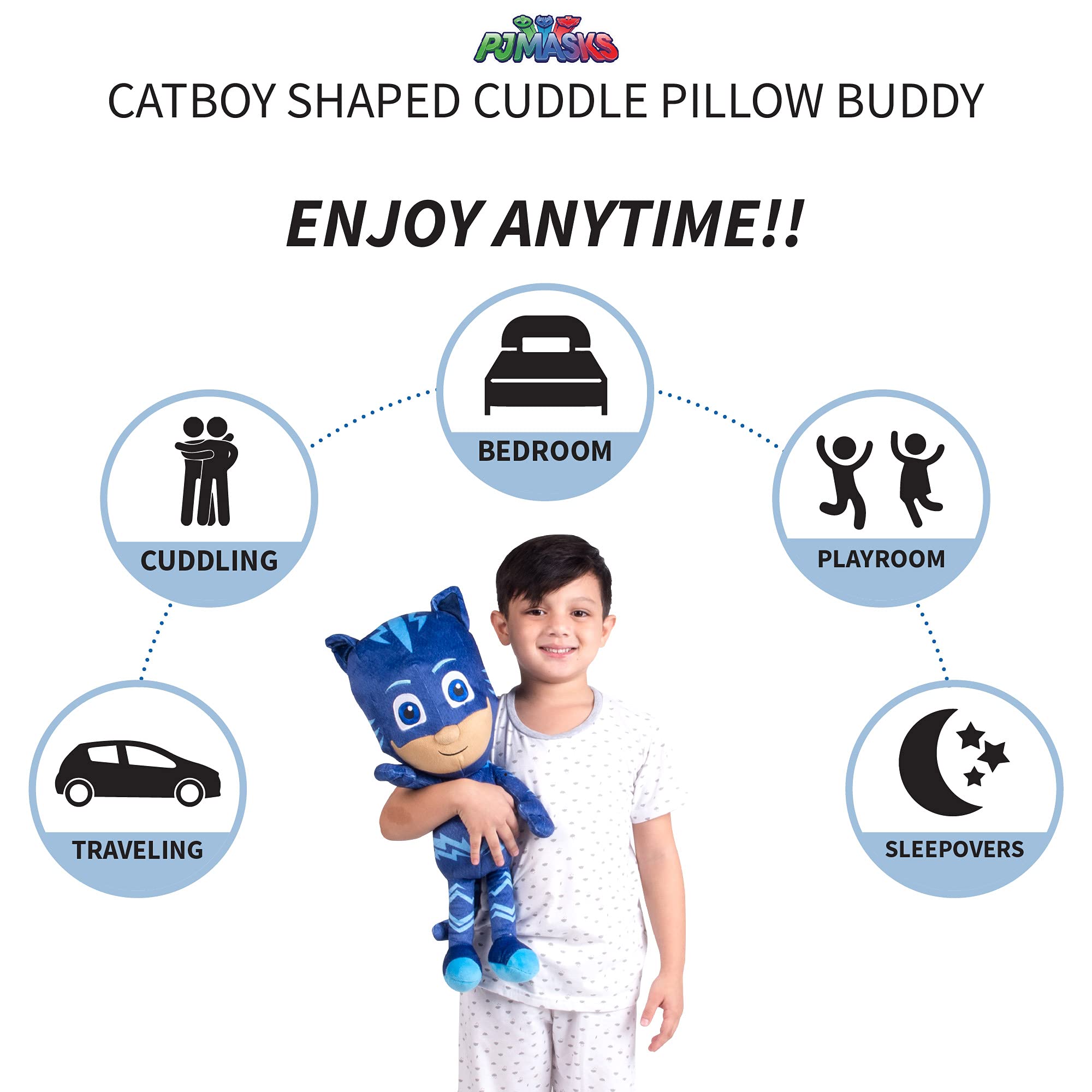 Snapklik.com : PJ Masks Catboy Kids Bedding Super Soft Plush Cuddle ...