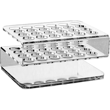 YNuth Porte-éprouvettes Support pour Tubes à Essai 50 Capacité En Acier ...