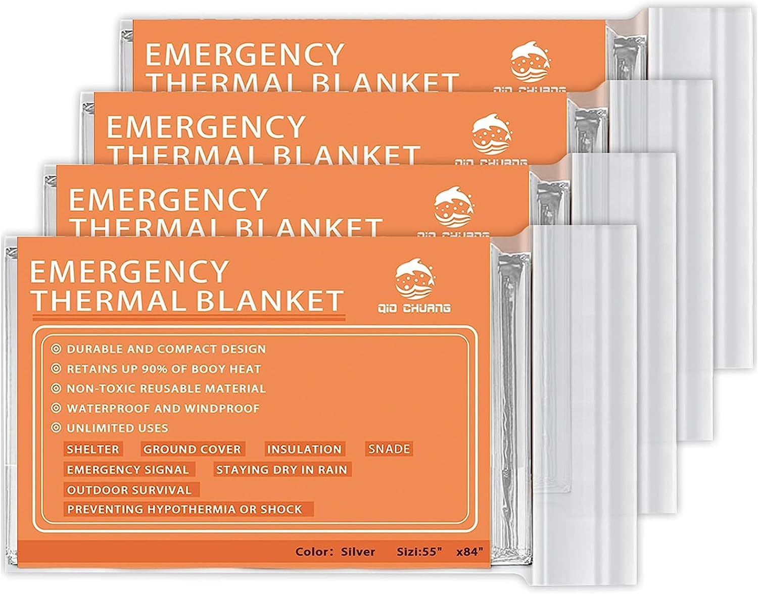 Amazon.com: Altland 25 Pack of Emergency Blankets - Individually ...