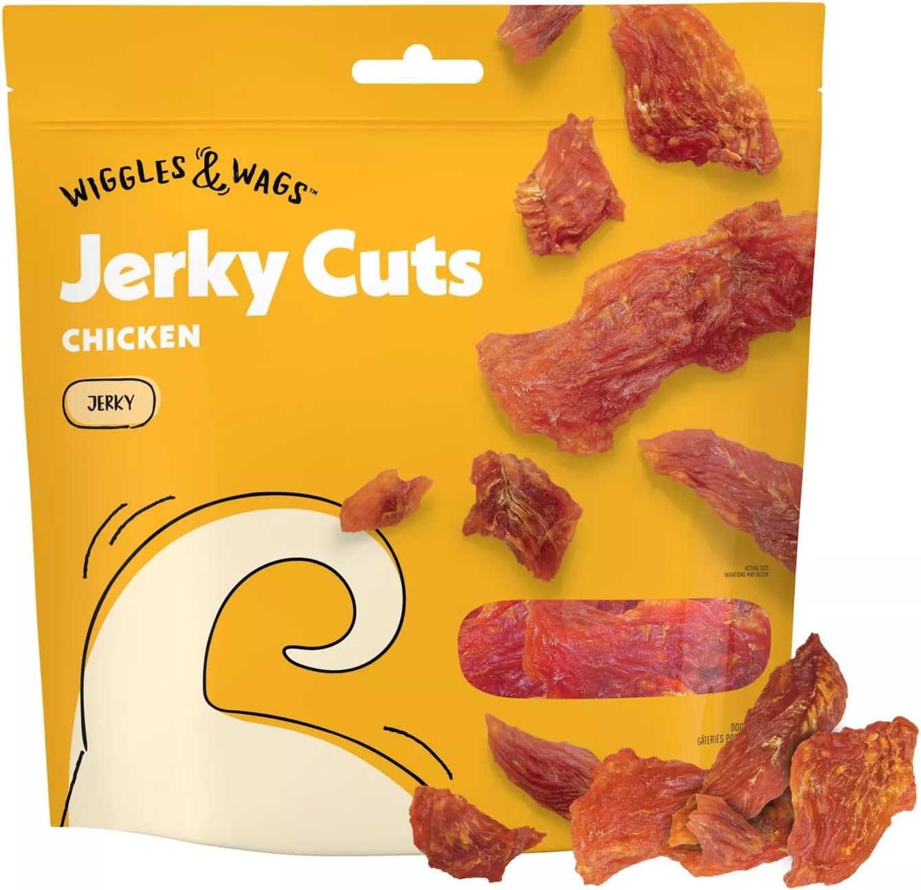 Amazon.com : Wiggles and Wags Chicken Jerky Cuts : Pet Supplies