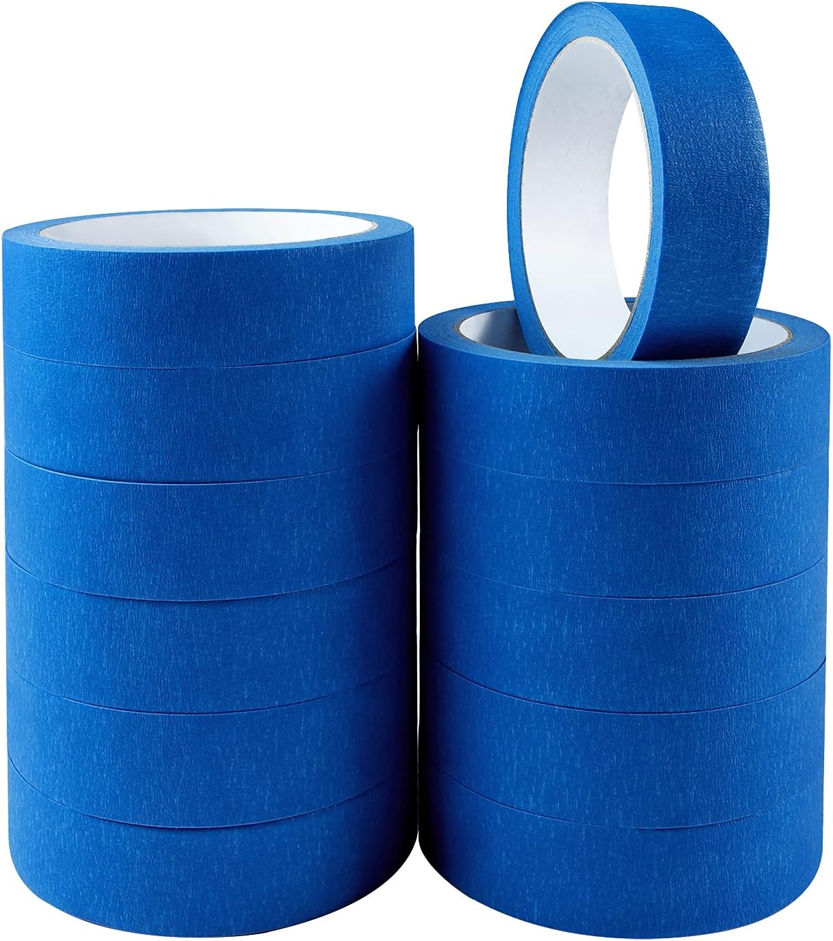 NORTHERN BROTHERS Masking Tape 25mm (1") 12Pack Blue Decorating Tape ...