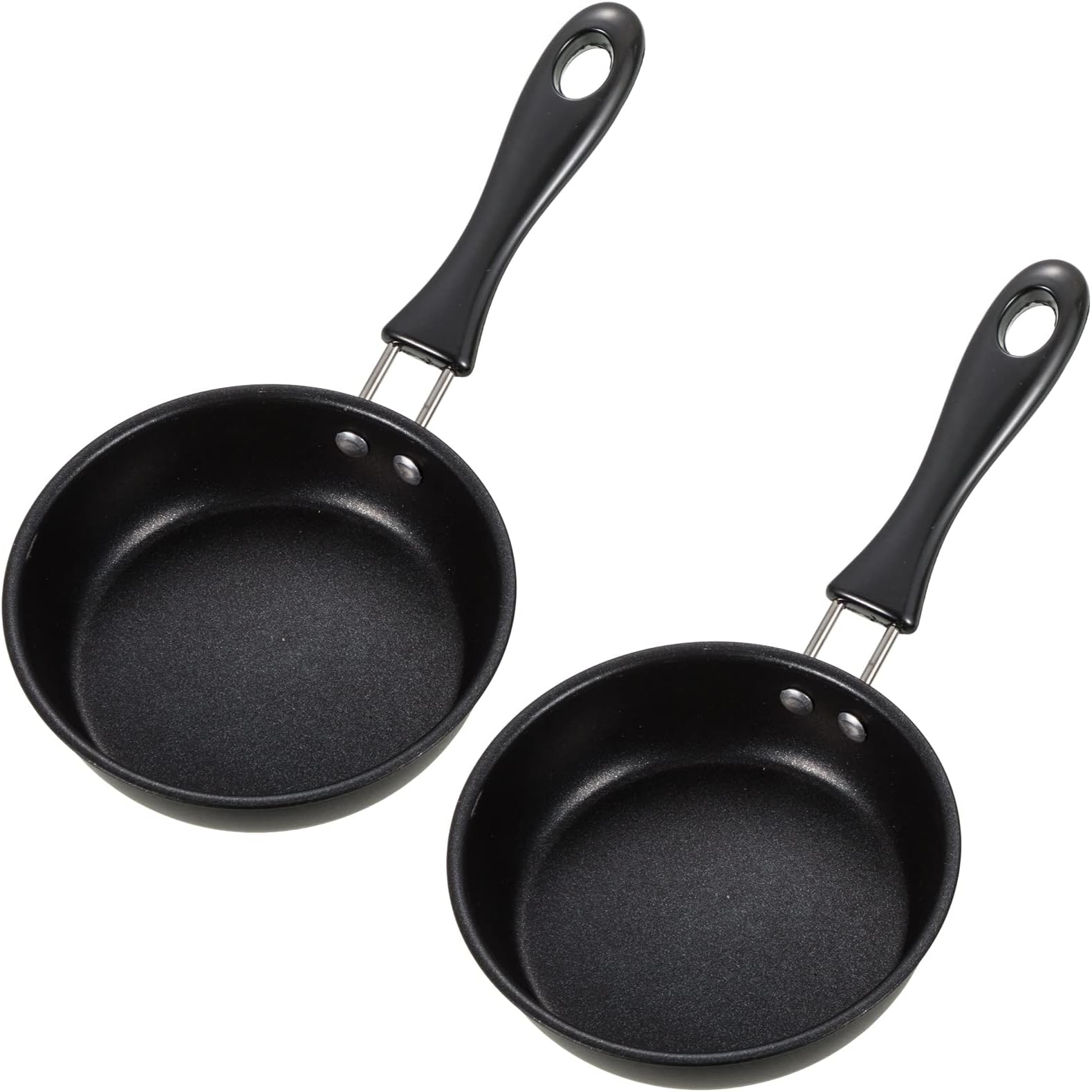 Amazon.com: DEWIN Mini Nonstick Egg Pan Omelet Pan, 4.7” Single Serve ...