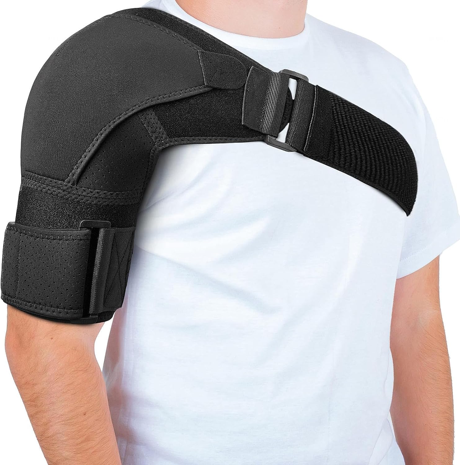 Shoulder Support Brace, Pain Relief, Torn Rotator Cuff, Adjustable ...