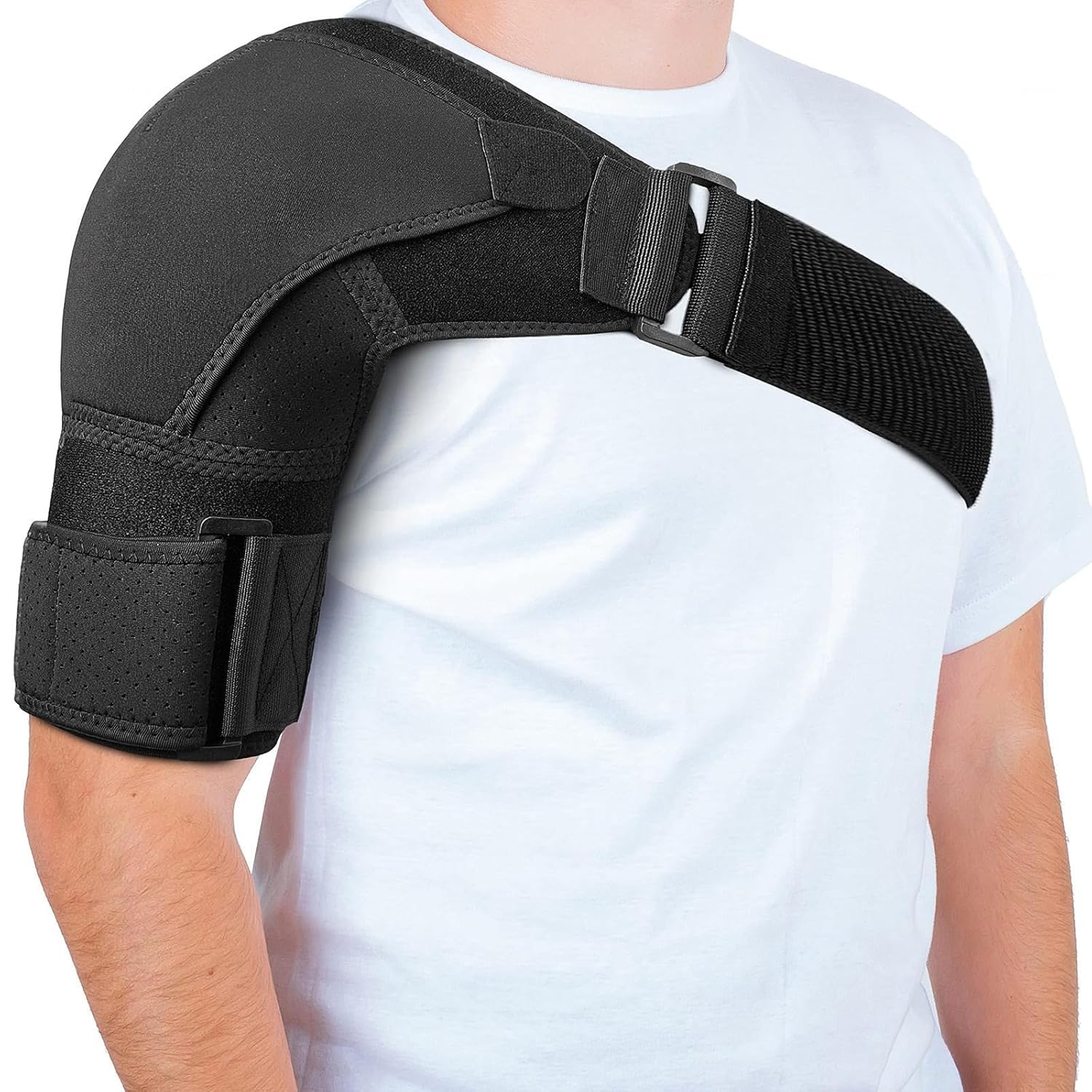 Amazon.com: EvAnem Shoulder Support Brace, Pain Relief, Torn Rotator ...