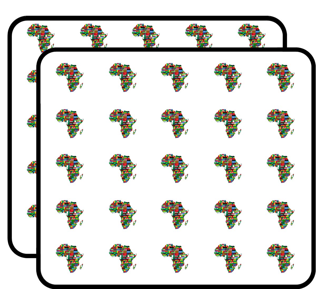 Amazon.com: Africa Country Flags Sticker for Scrapbooking, Calendars ...