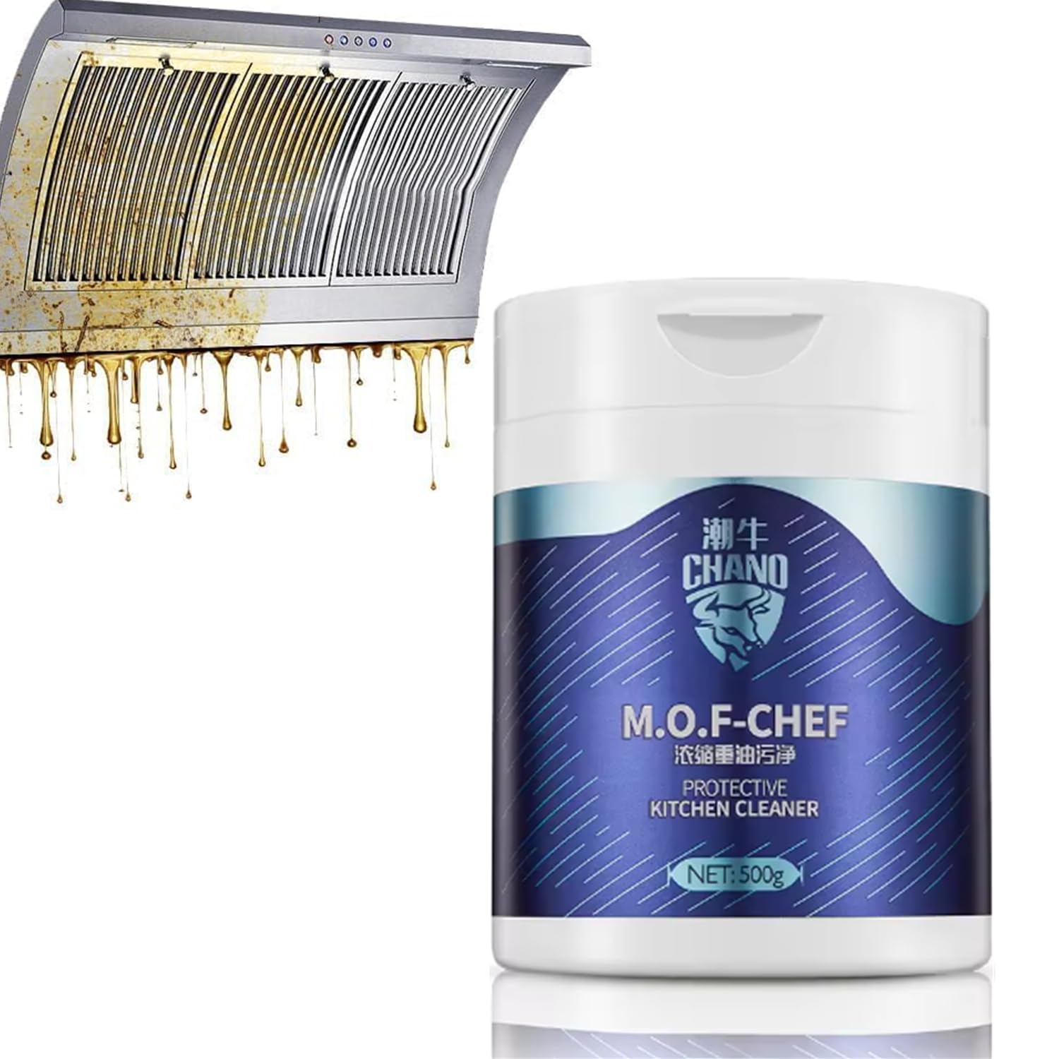 Amazon.com: YG LianKai M.O.F-CHEF Protective Kitchen Cleaner, 500g ...