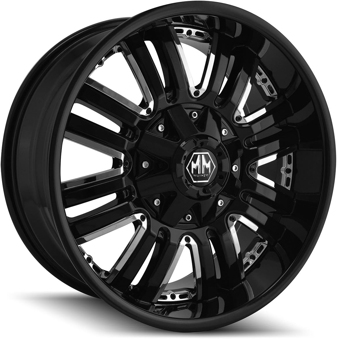 Amazon.com: Mayhem Assault 8070 Wheel with Black Finish (18x9"/5x114 ...