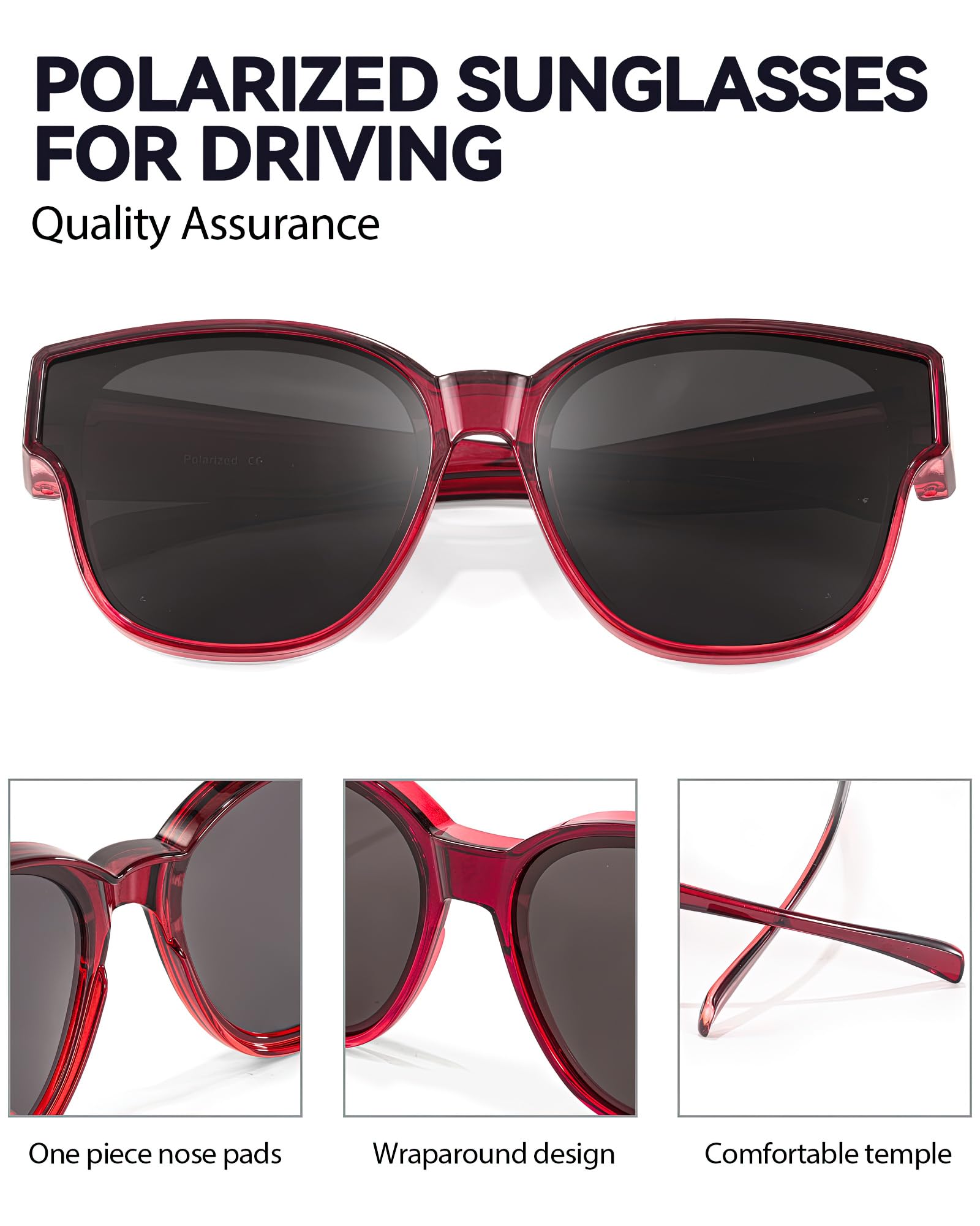 Snapklik.com : Fit Over Glasses Sunglasses For Women To Wear Over ...