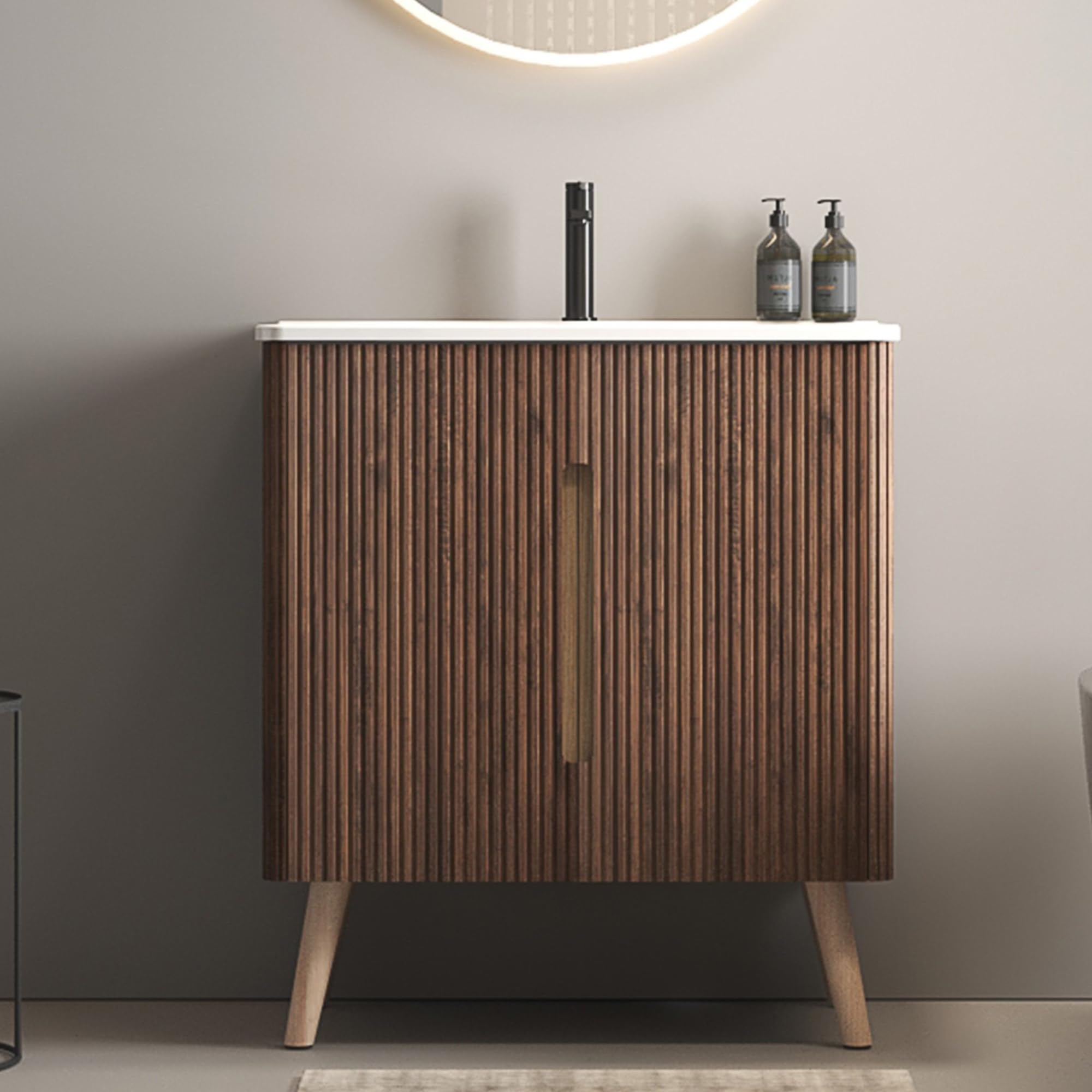 Amazon.com: LUMISOL 30" Bathroom Vanity with Sink Combo, Freestanding Single Bathroom Vanity ...