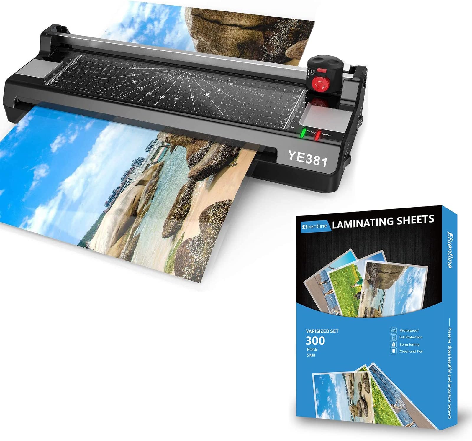Amazon.com : Laminator Machine for A3/A4/A6 - Bundle 300 Pack 5 Mil ...