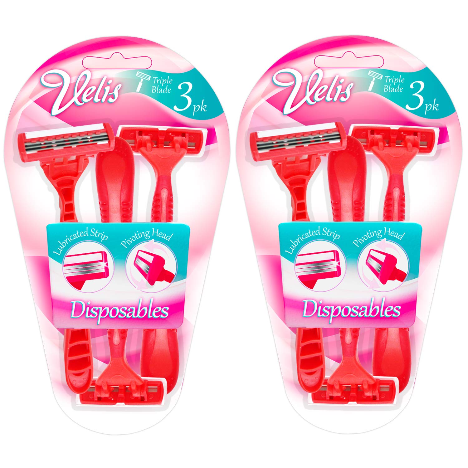 6pk Womens Triple Blade Ultra Razors | Three Razor Blade Design System ...