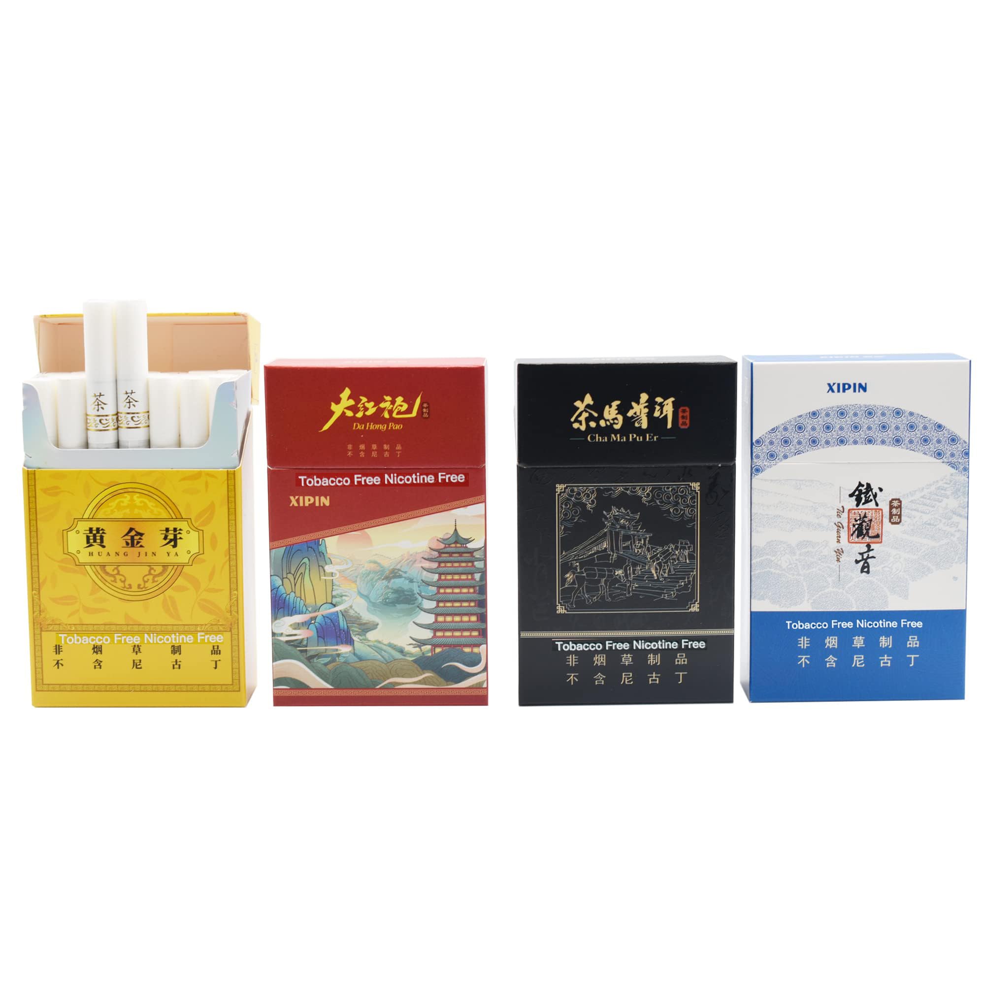 Amazon.com: Herbal Cigarettes - No Tobacco, No Nicotine - 4 Packs of 20 ...