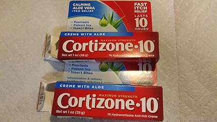 Amazon.com: Cortizone 10 Maximum Strength Cream With Aloe, 1% ...