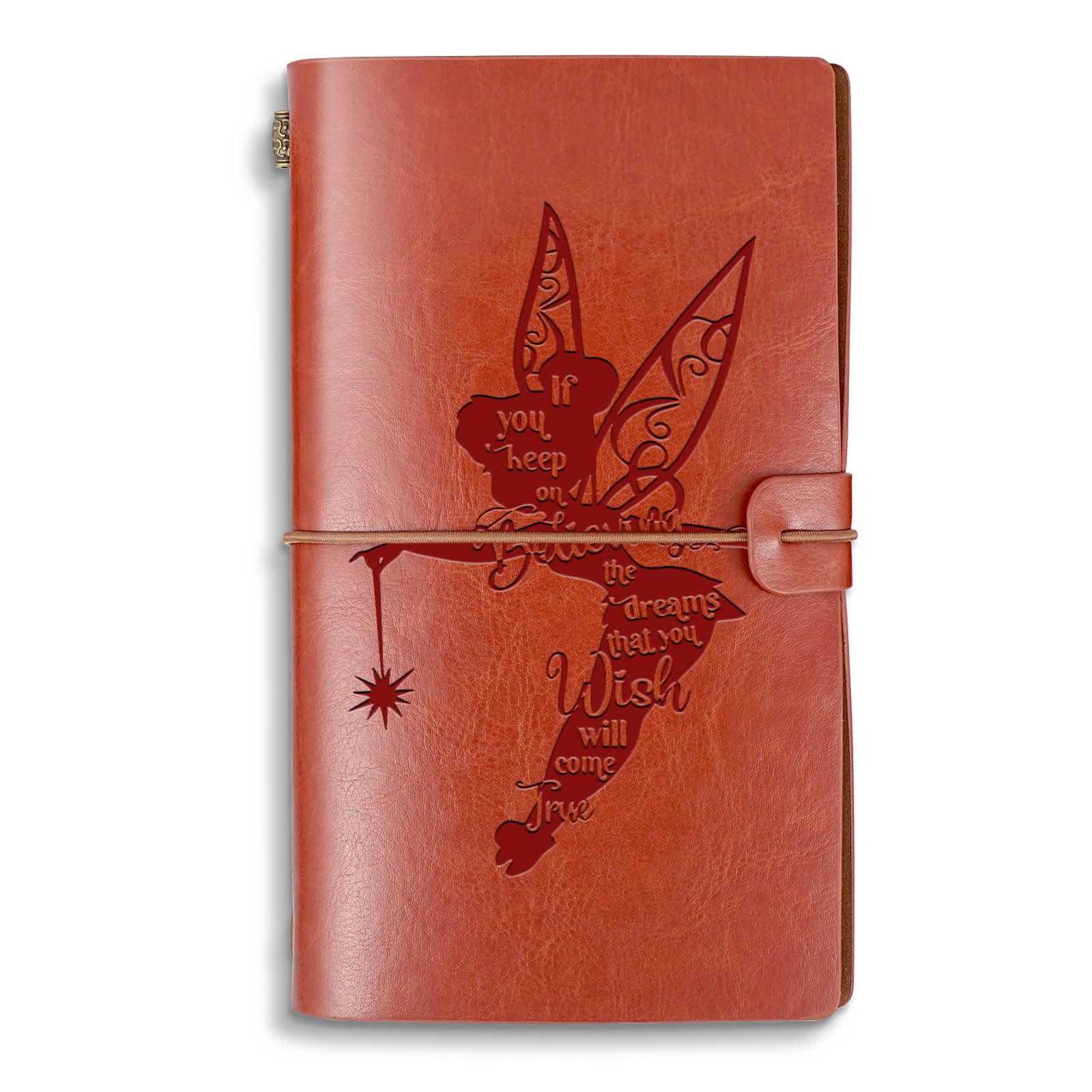 Amazon.com : Tinkerbell Gift Tinkerbell A6 Size Refillable Leather ...
