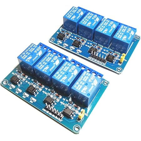 Amazon.com: JBtek 4 Channel DC 5V Relay Module for Arduino Raspberry Pi DSP AVR PIC ARM ...