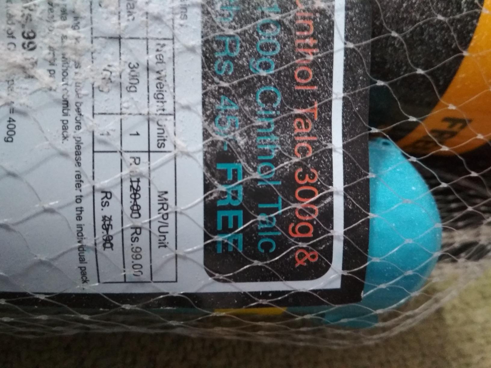 Cinthol Confidence Talc, Black, 300g with Free Cinthol Cool Talc, 100g ...