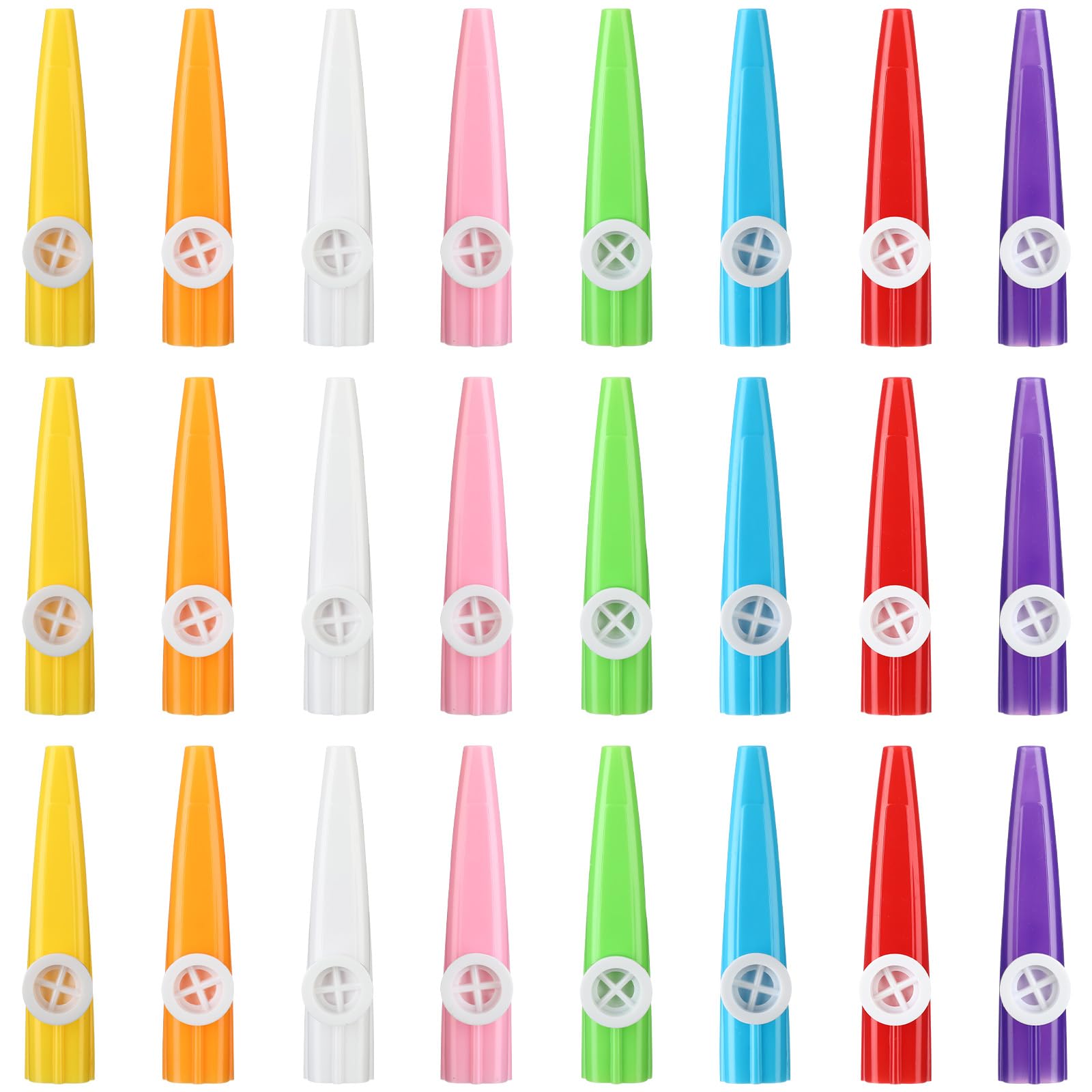 Amazon.com: 24 Pcs Plastic Kazoo 24 Colorful Kazoo Bulk for Kids Guitar ...