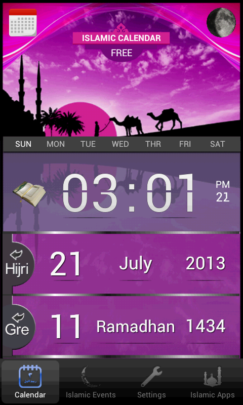 ISLAMIC CALENDAR (HIJRI DATES) FREE - App on the Amazon Appstore