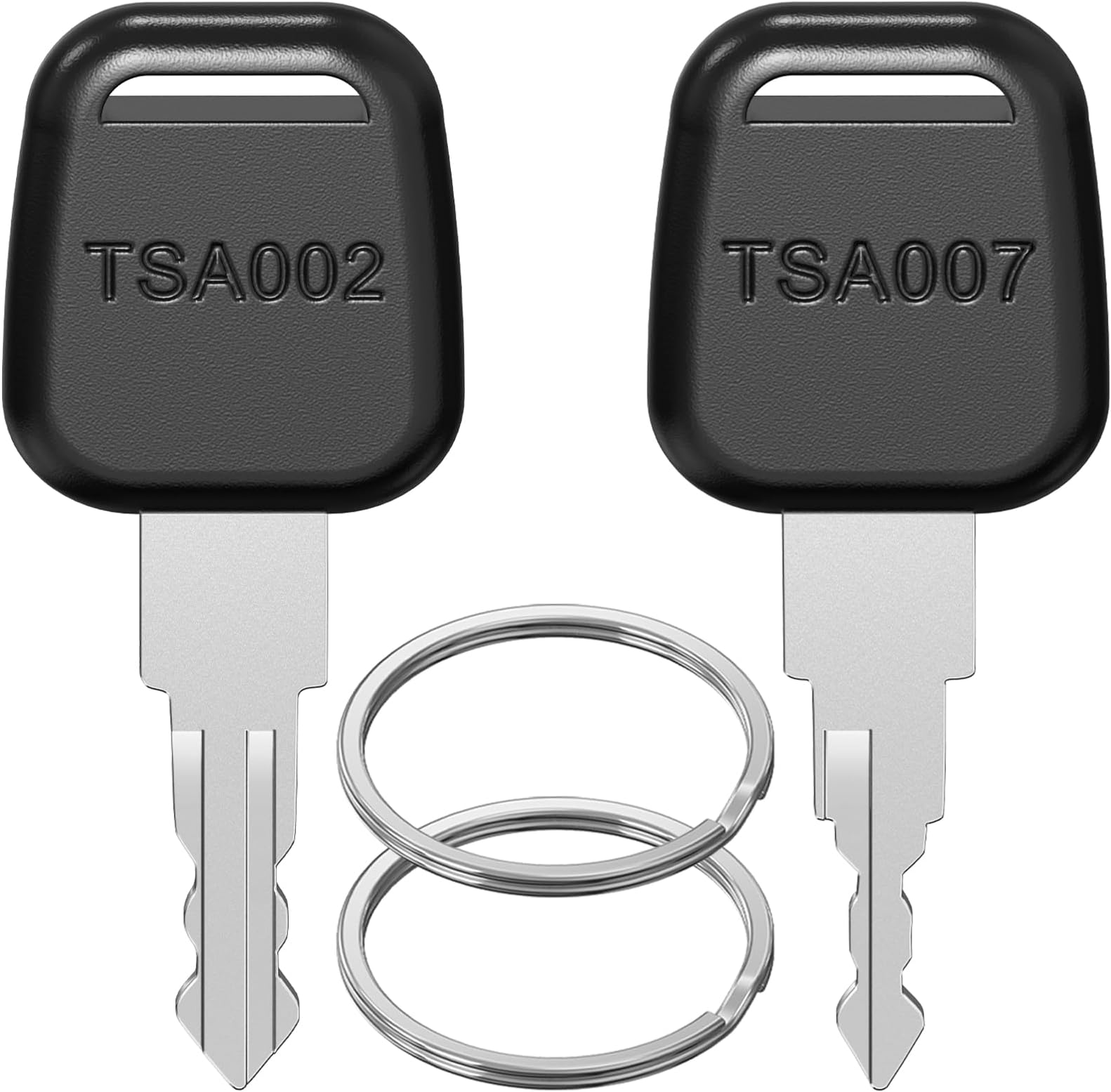 Lot de 2 Clé Tsa 007 002, Clés Multifonctionnelles TSA002 TSA007 pour Bagages, Valises, Douanes ...