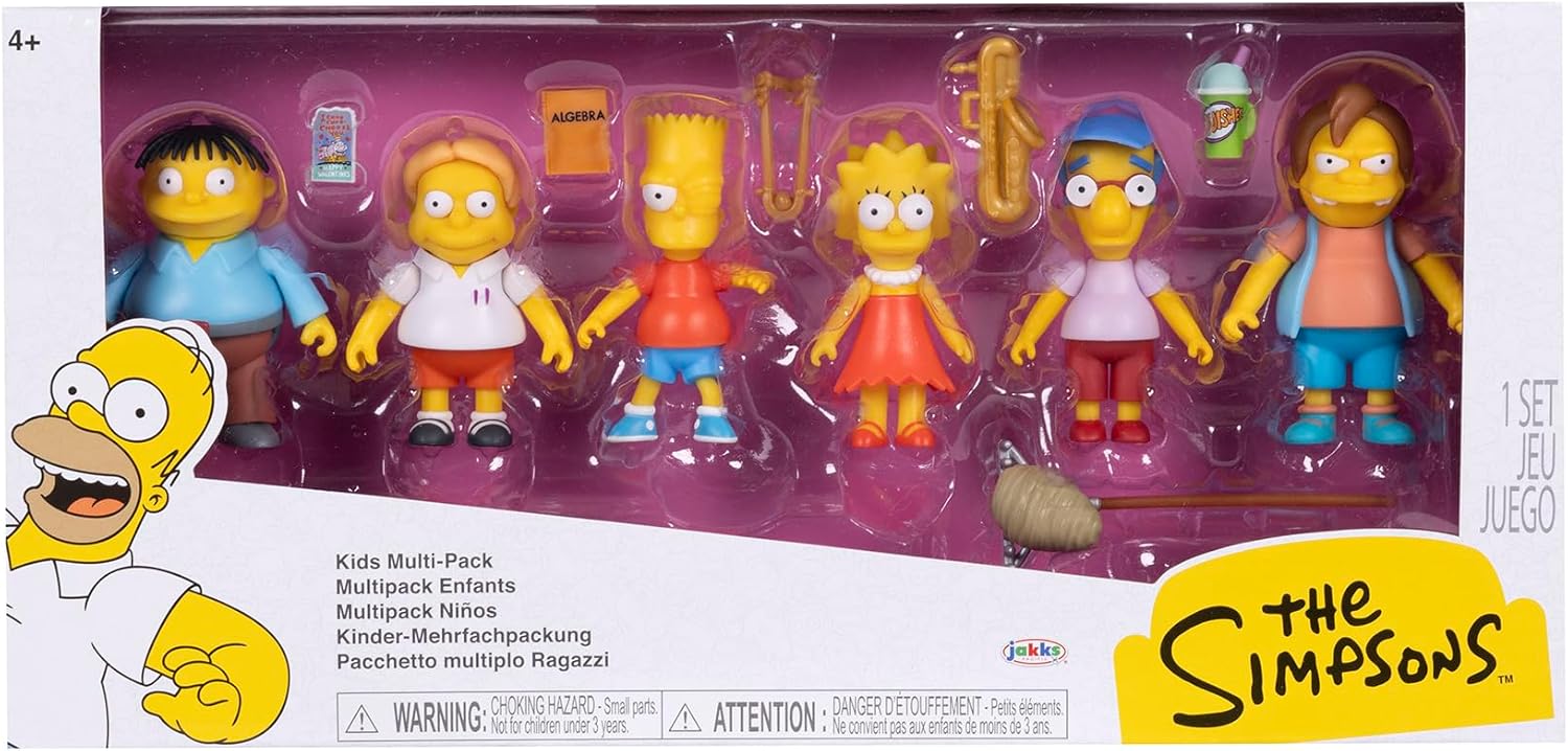 The Simpsons Kid Characters Action Figures Multi-Pack 2.5" / 6.35cm ...