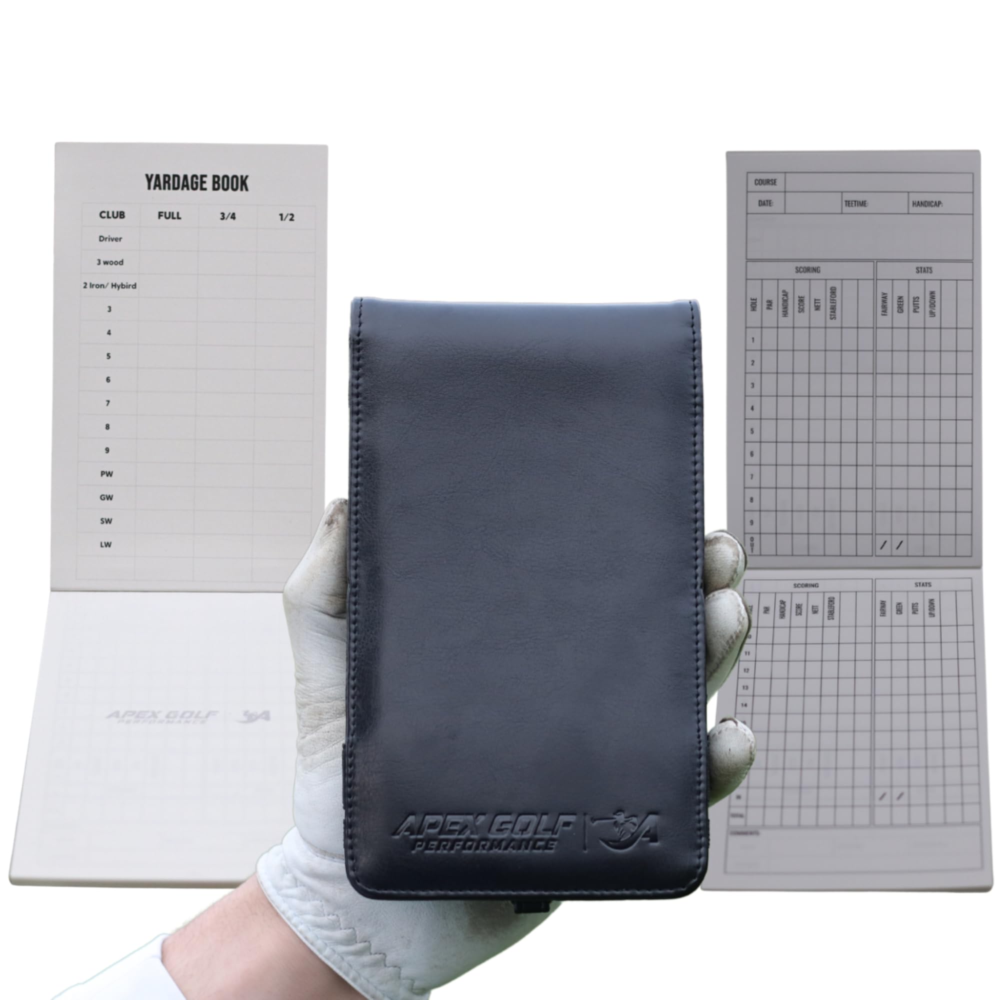 Amazon.com : A-ONE Golf scorecard Holder / 2 Waterproof Golf Journal ...