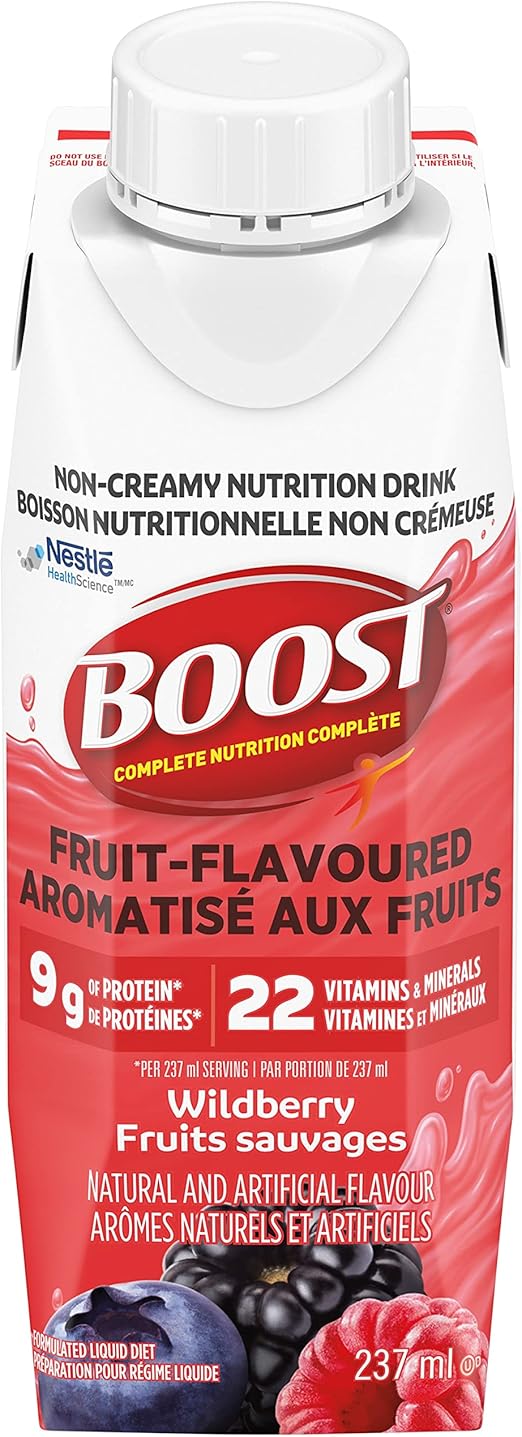 Boost Fruit Flavoured Drink Wild Berry, 237ml, 24 count : Amazon.ca ...