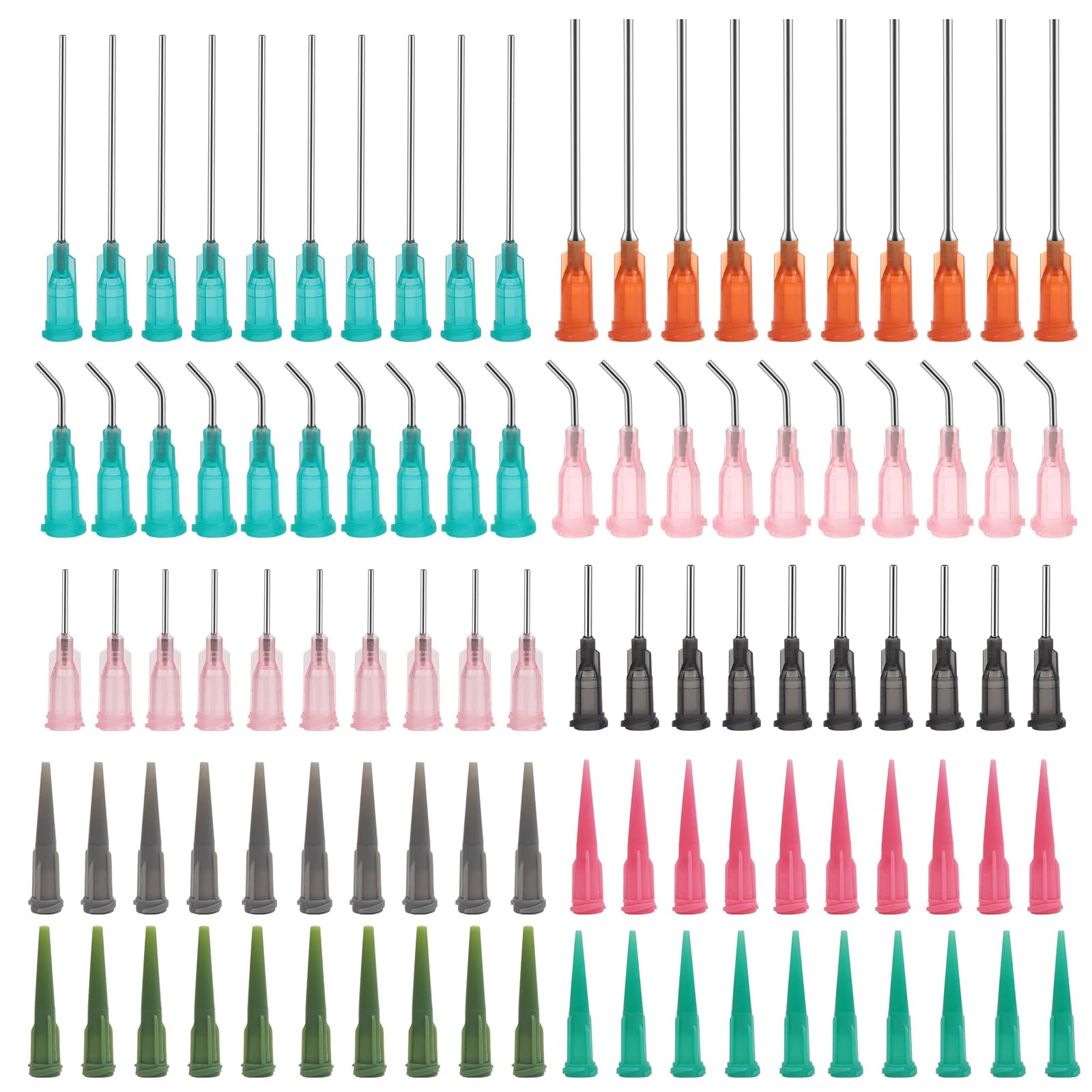 Snapklik.com : 110PCS 11 Different Gauge Blunt Tip Dispensing Needles ...
