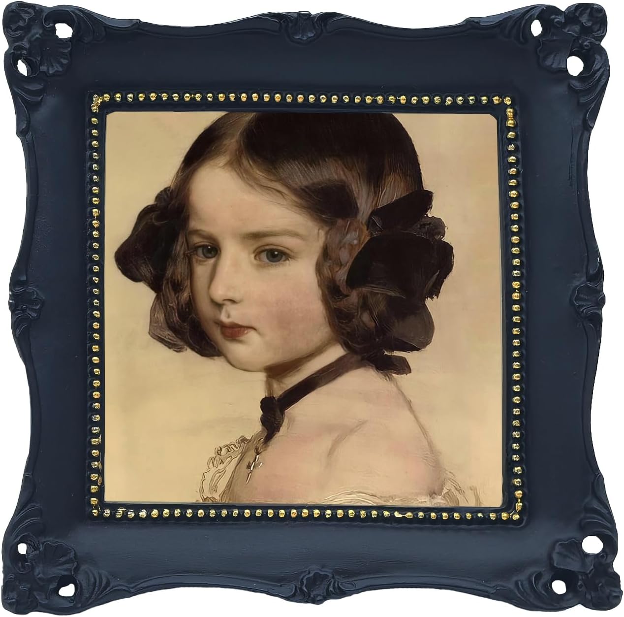 Amazon.com - SIKOO 3x3 Picture Frame Square Small Black Vintage Picture ...