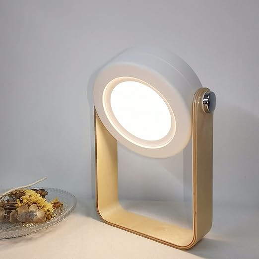 Folding Bedside Lamp, RealPlus USB Rechargeable Portable LED Lantern ...