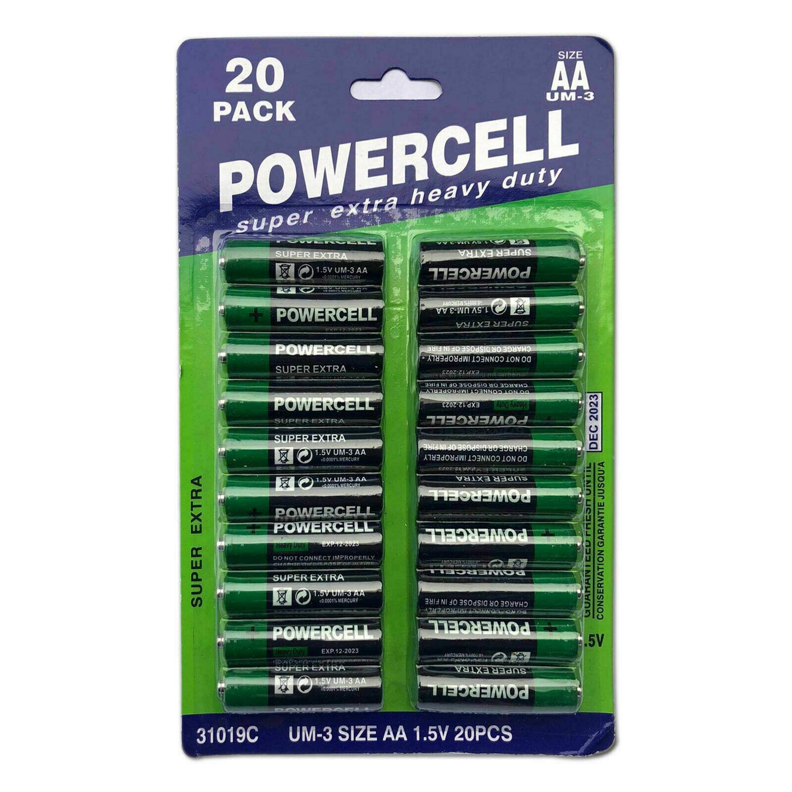 20 Pack of Powercell Aa / Mn1500 / Remote Control Batteries: Amazon.co ...