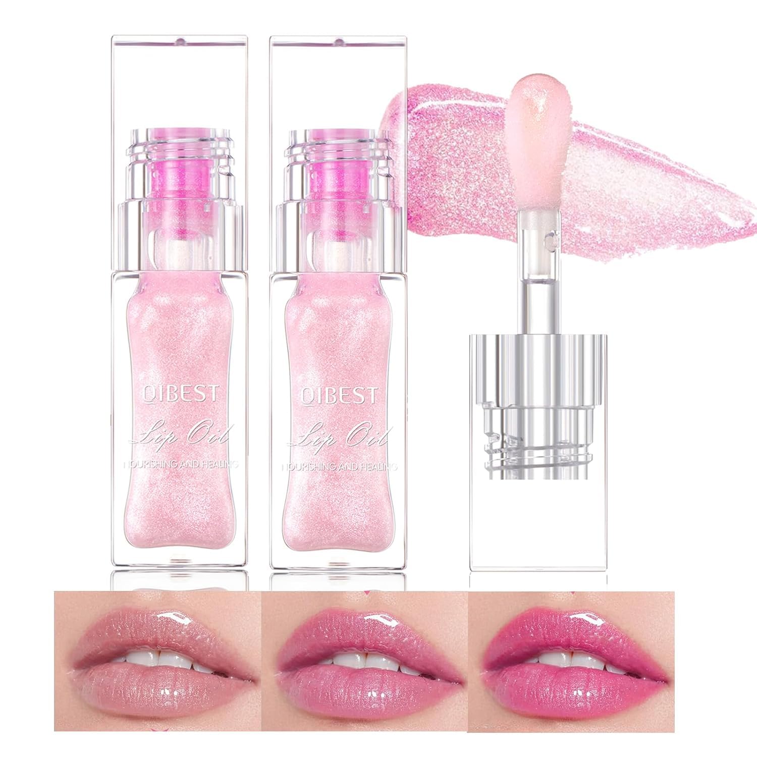 Amazon.com: YU KUI LX 2 Pcs Color Changing Lip Oil, Boss Up Color ...